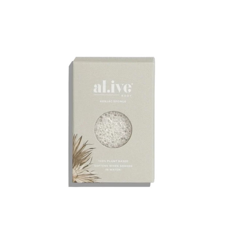 Natural Konjac Sponge – Mustard Sunday